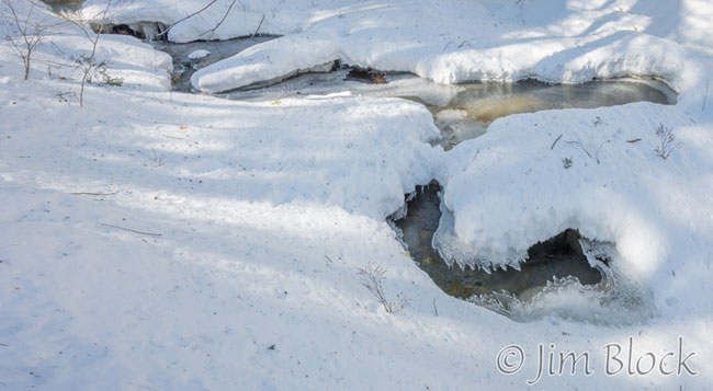 Slade Brook in Winter - Jim Block Photography